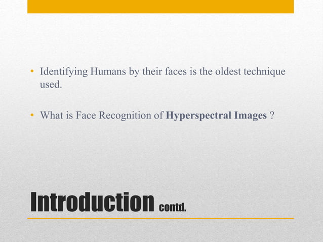 Hyperspectral face recognition by texture feature extraction using hybrid wavelets type i %2c ...