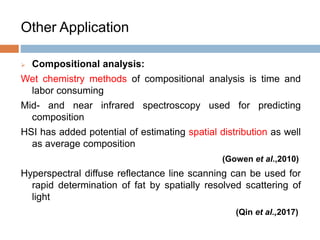 Hyperspectral imaging in dairy and food industry | PPTX