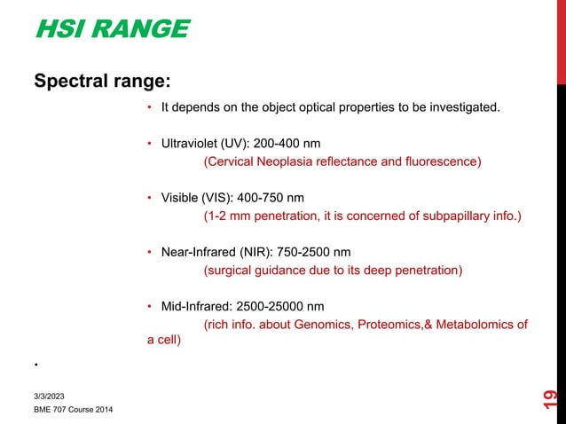 Hyperspectral Imaging | PPTX