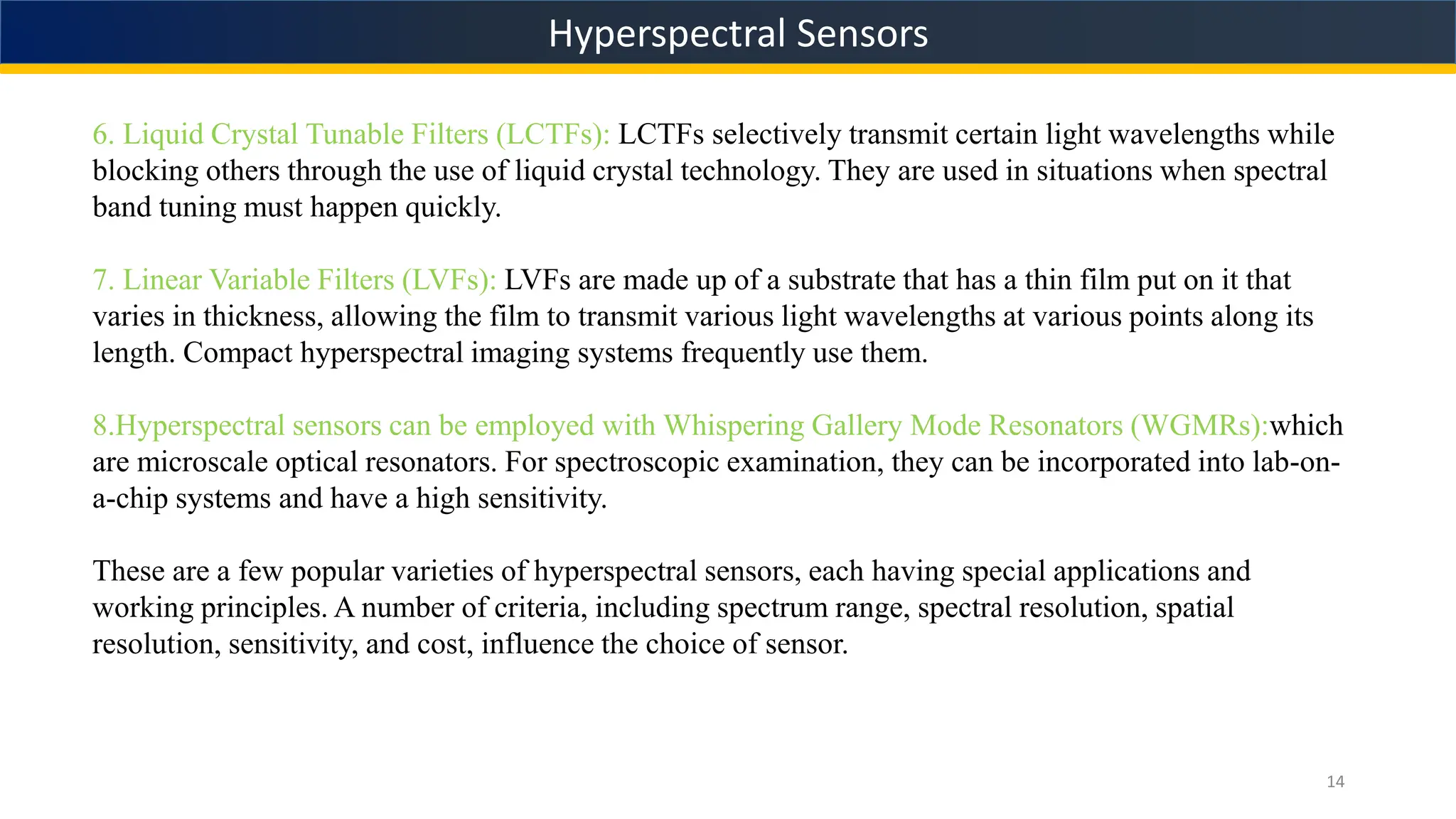 Hyperspectral & Remote Sensing on Remote Sensing and GIS.pptx