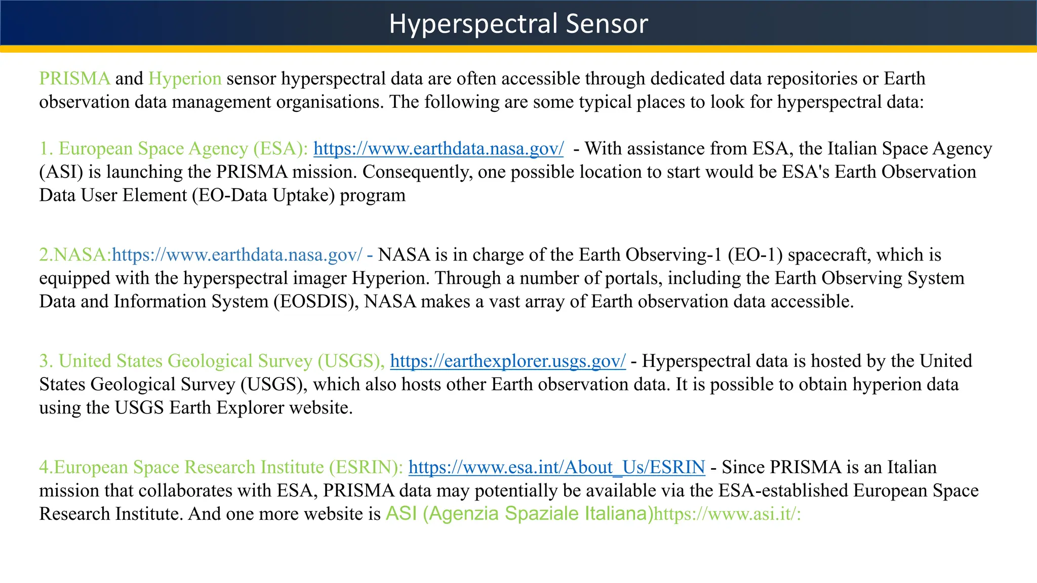 Hyperspectral & Remote Sensing on Remote Sensing and GIS.pptx