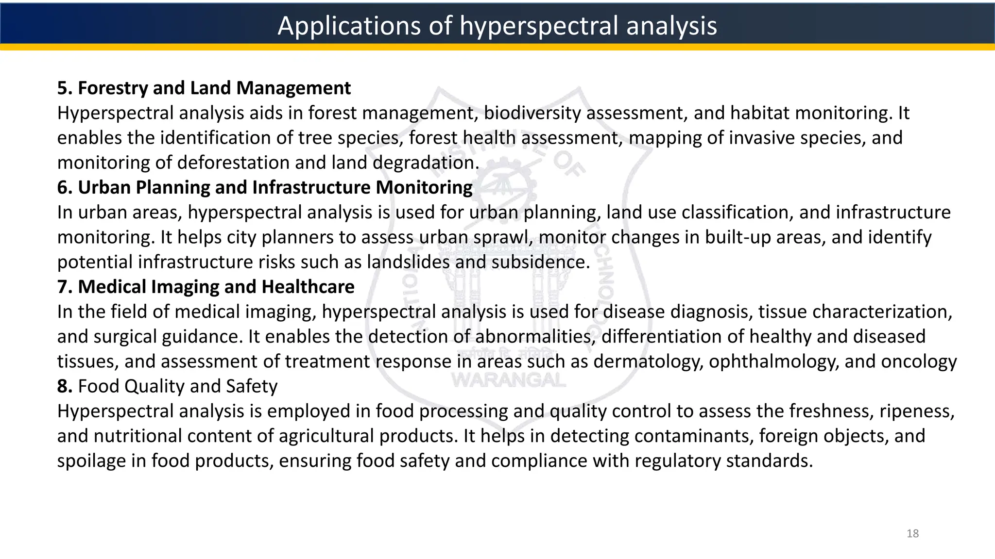 Hyperspectral & Remote Sensing on Remote Sensing and GIS.pptx
