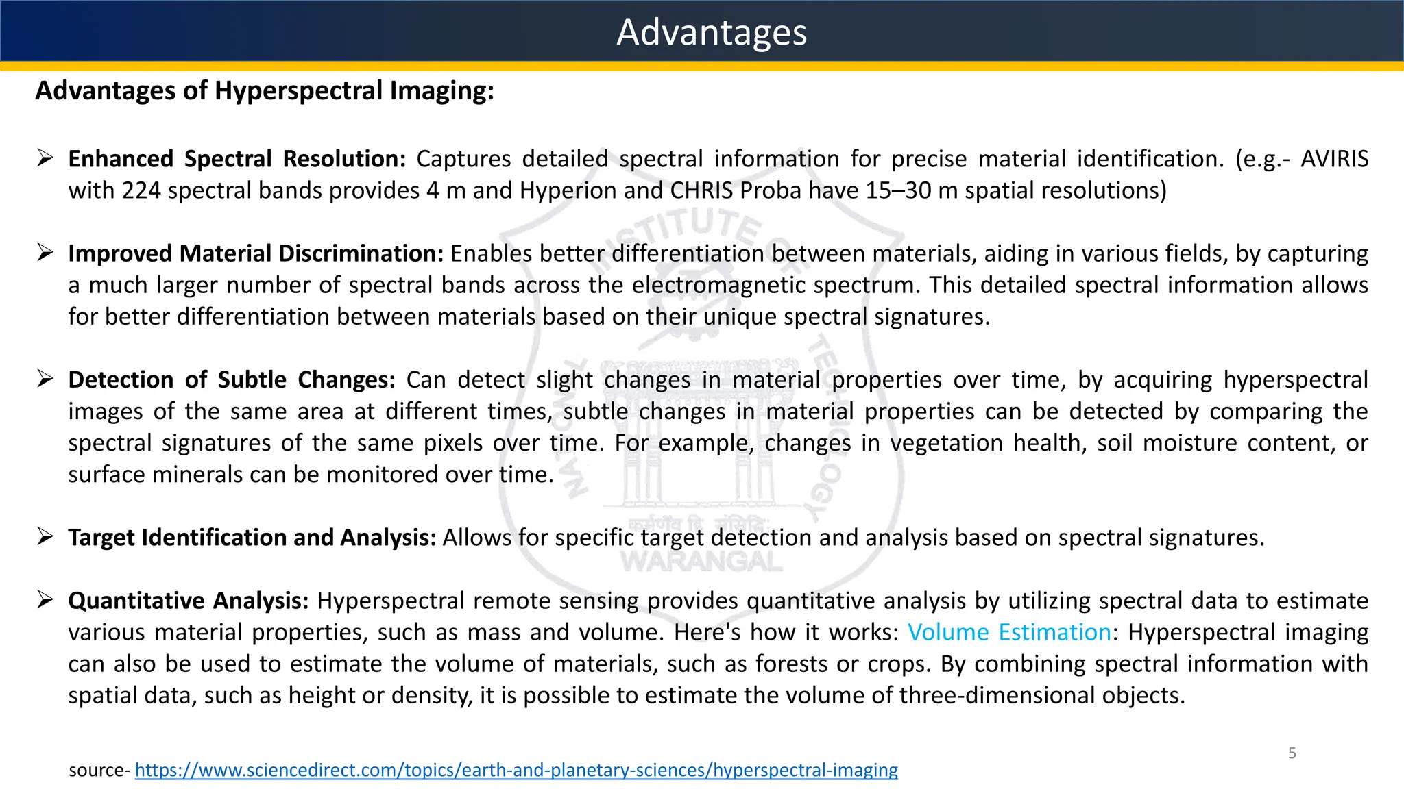 Hyperspectral & Remote Sensing on Remote Sensing and GIS.pptx