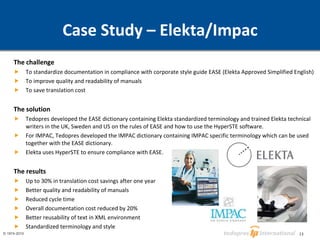 Simplified Technical English, Quality Control for Content | PPT