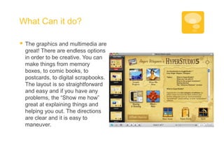 HyperStudio 5 Software Project | PPT