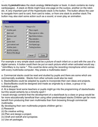 Hyperstudiosteps | PDF