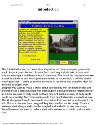 Hyperstudiosteps | PDF