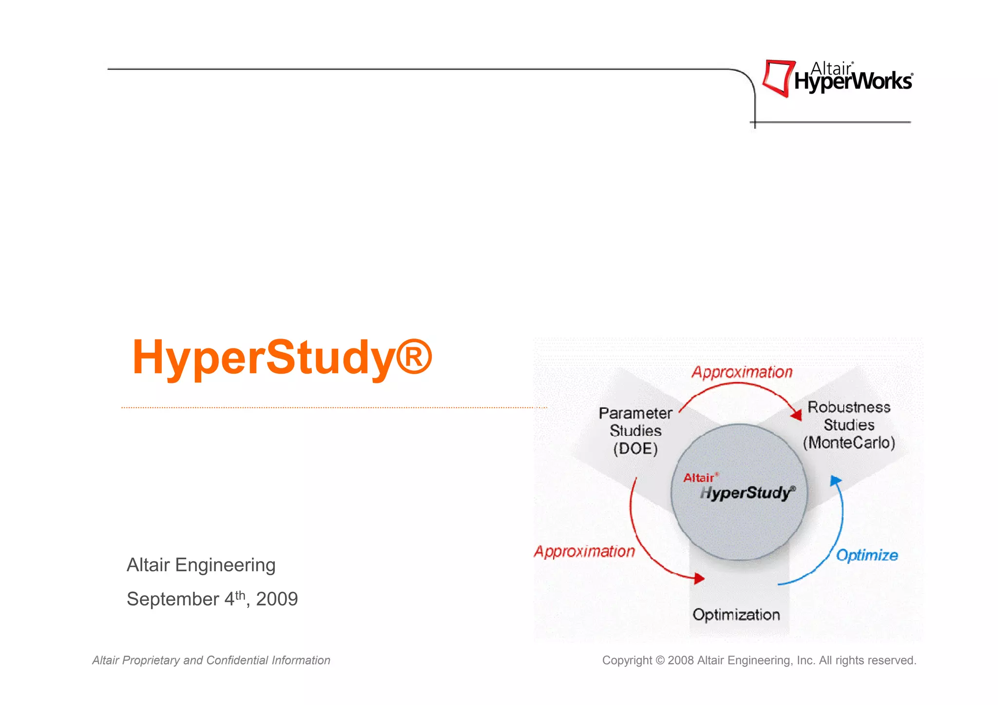 HyperStudy 10 Training Manual | PDF