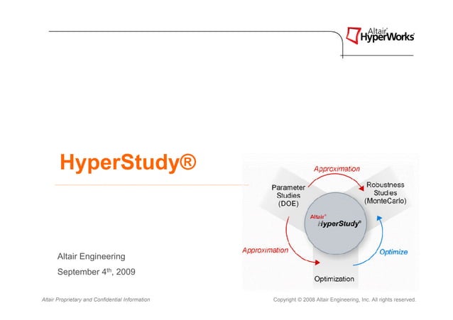 HyperStudy 10 Training Manual | PDF