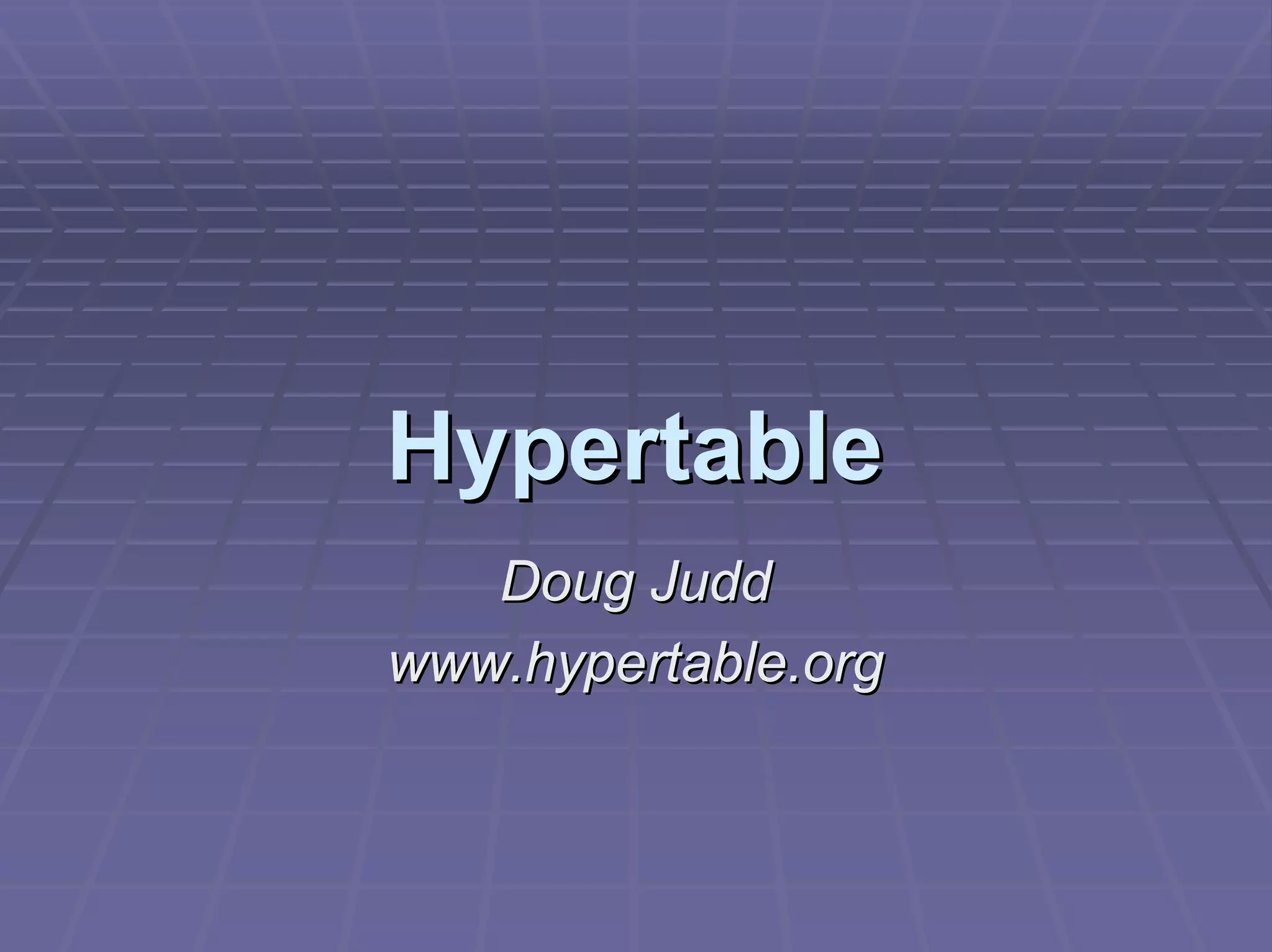 Hypertable Nosql | PPT