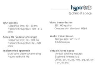 HyperTalk.Net | Web Conferencing | Computer Software and Applications
