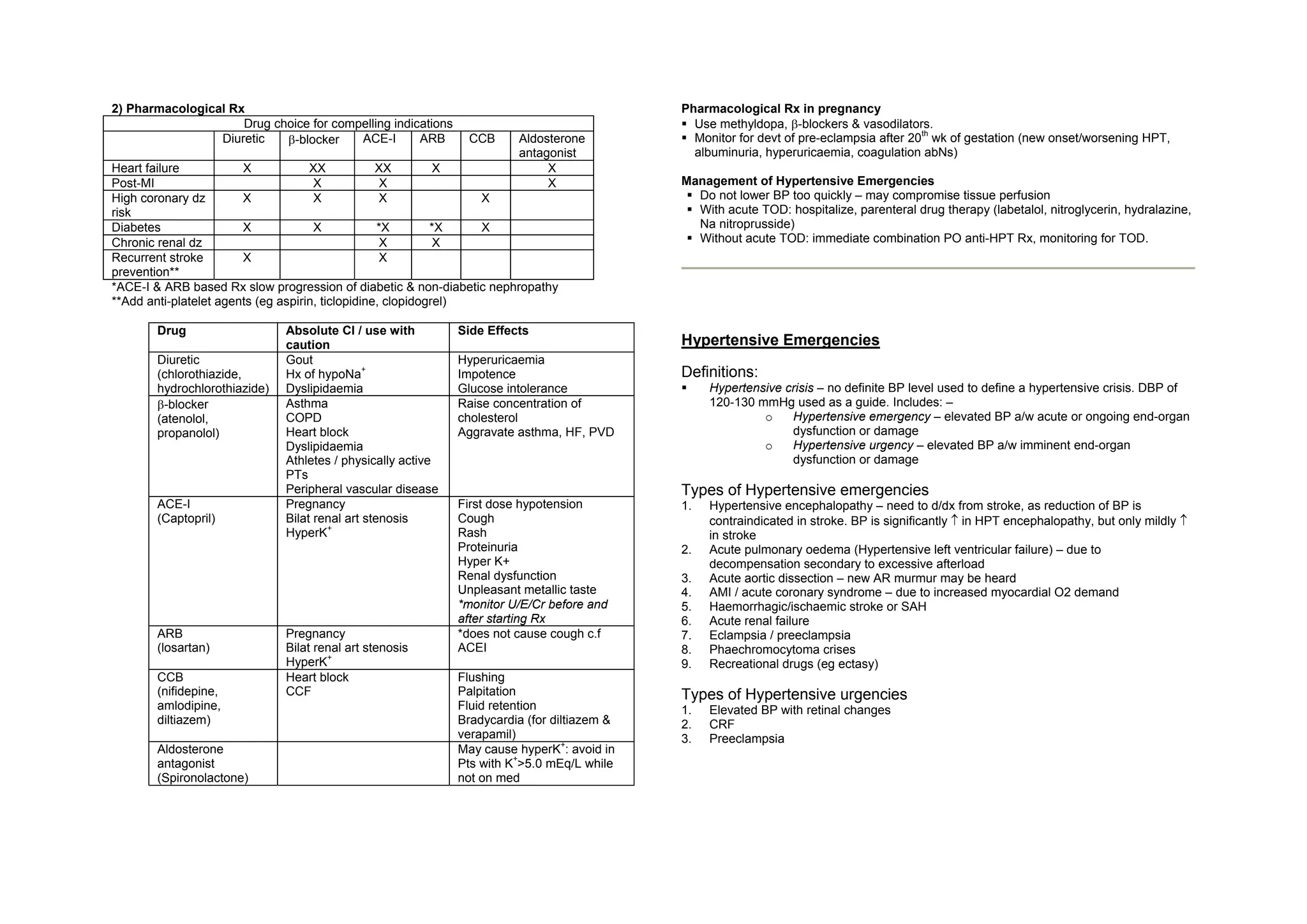 Hypertension summary | PDF