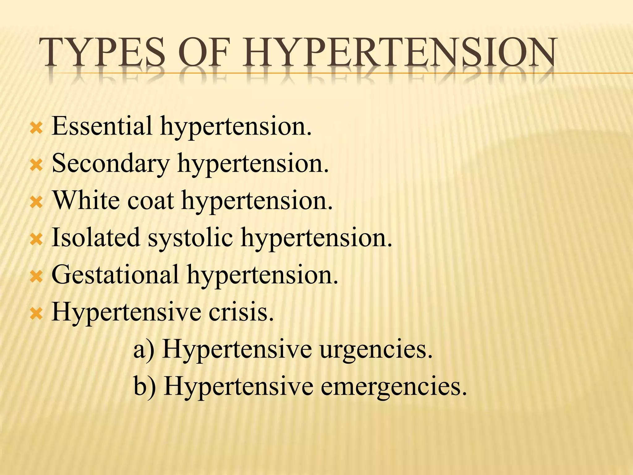 Hypertension | PPTX