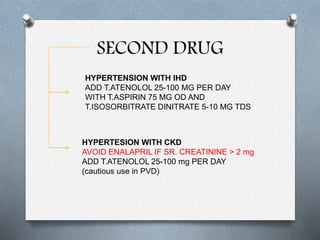 Hypertension- management | PPTX