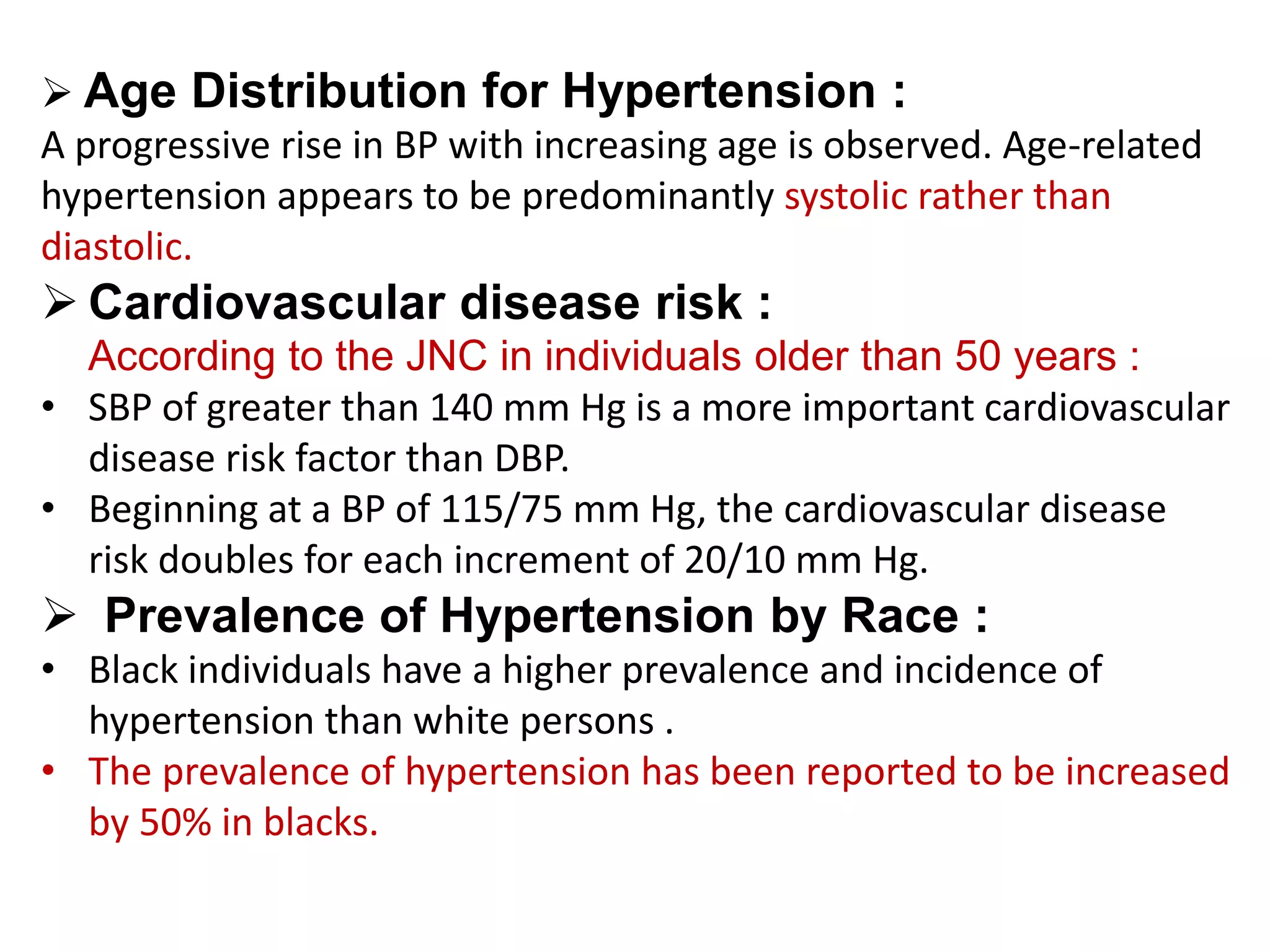 Hypertension, its causes, types and management | PPTX