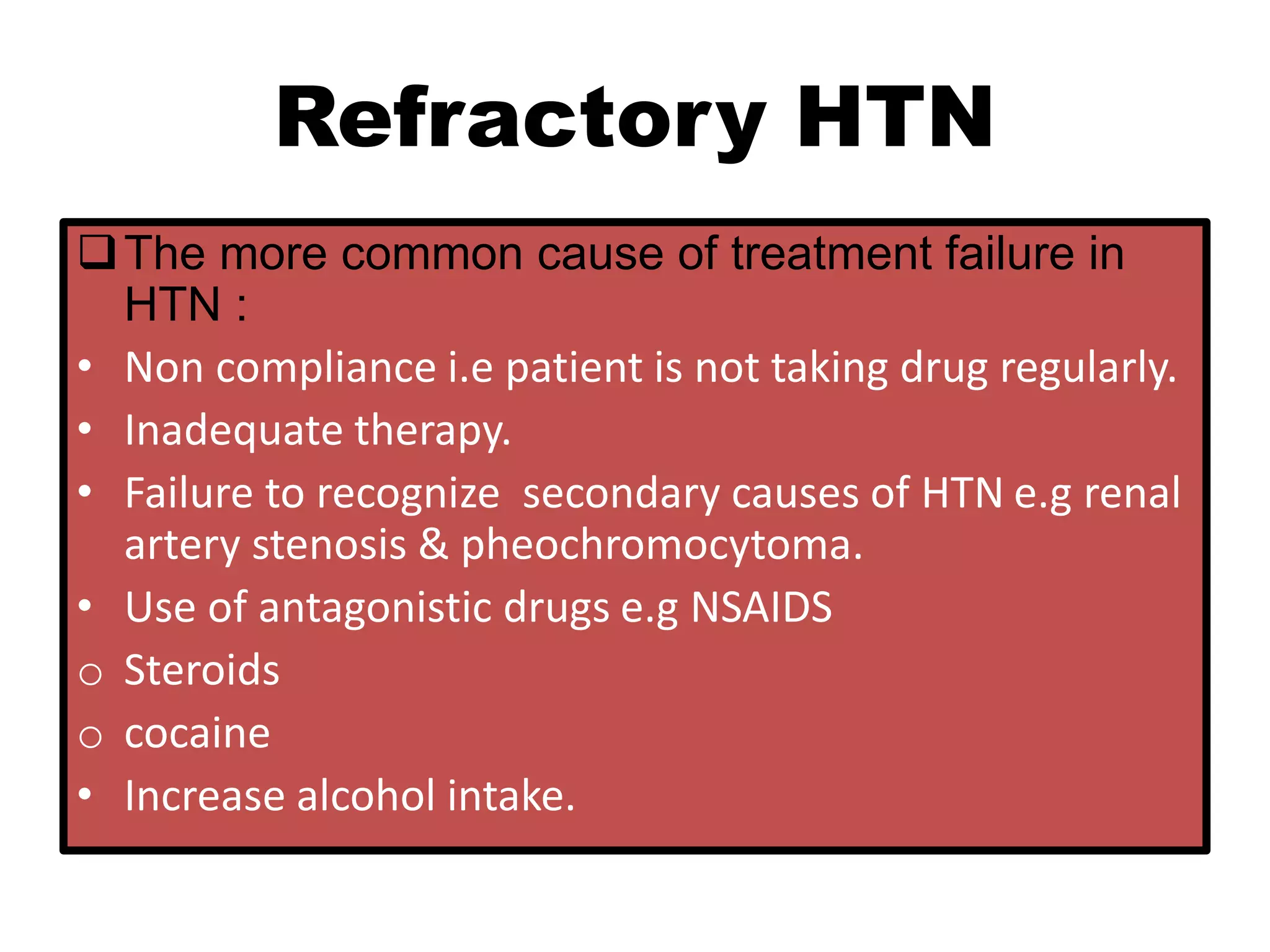 Hypertension, its causes, types and management | PPTX