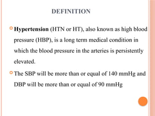 hypertension-ISHFAQ HUSSAIN (msc medicalsurgicalnursing).pptx