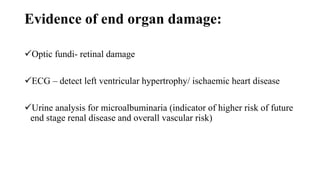 Pharmacotherapy for hypertension | PPTX