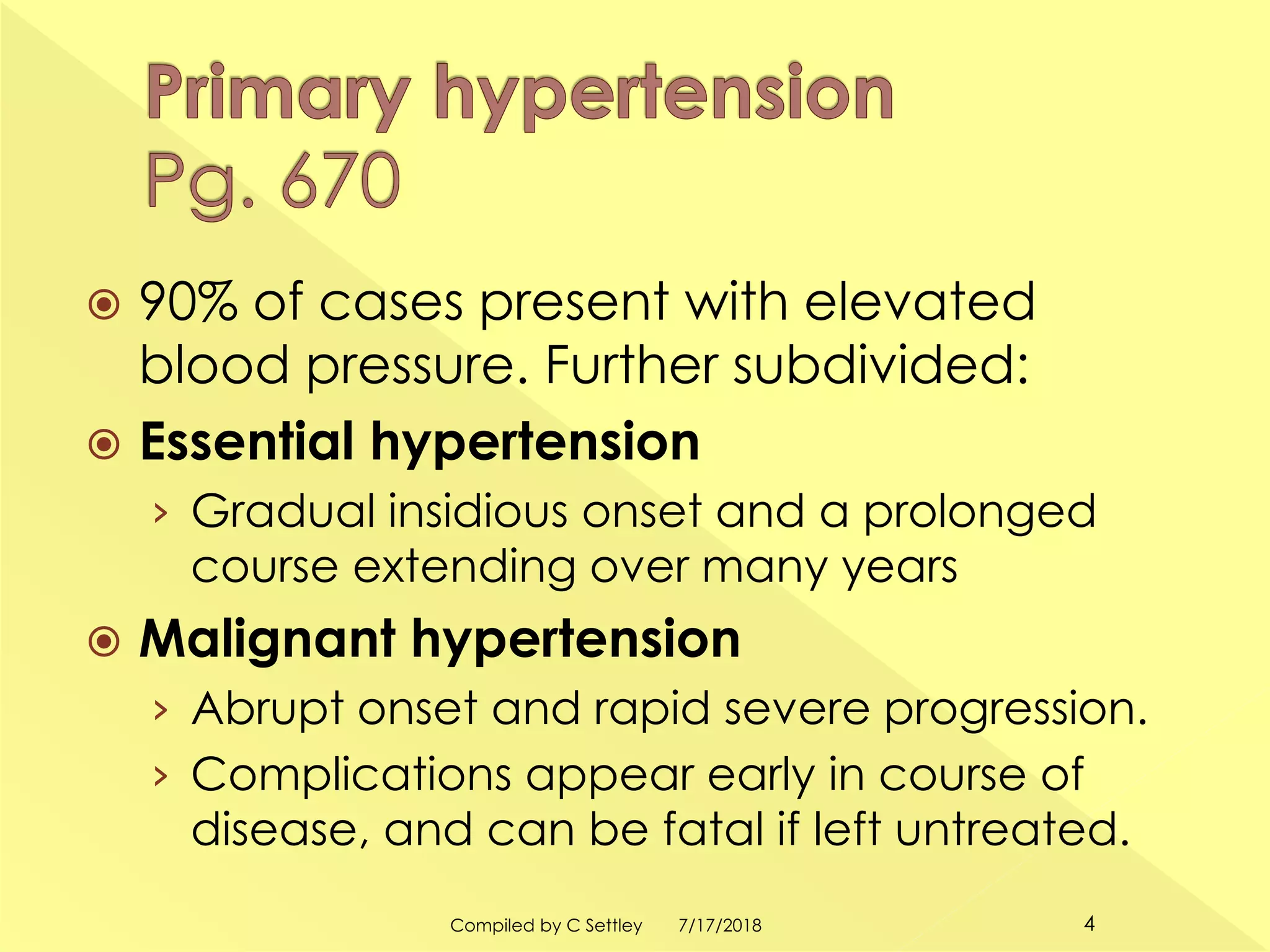 Hypertension | PDF