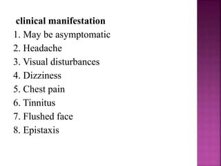 Hypertension | PPTX