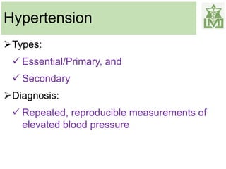 Drugs used for the treatment of Hypertension | PPTX