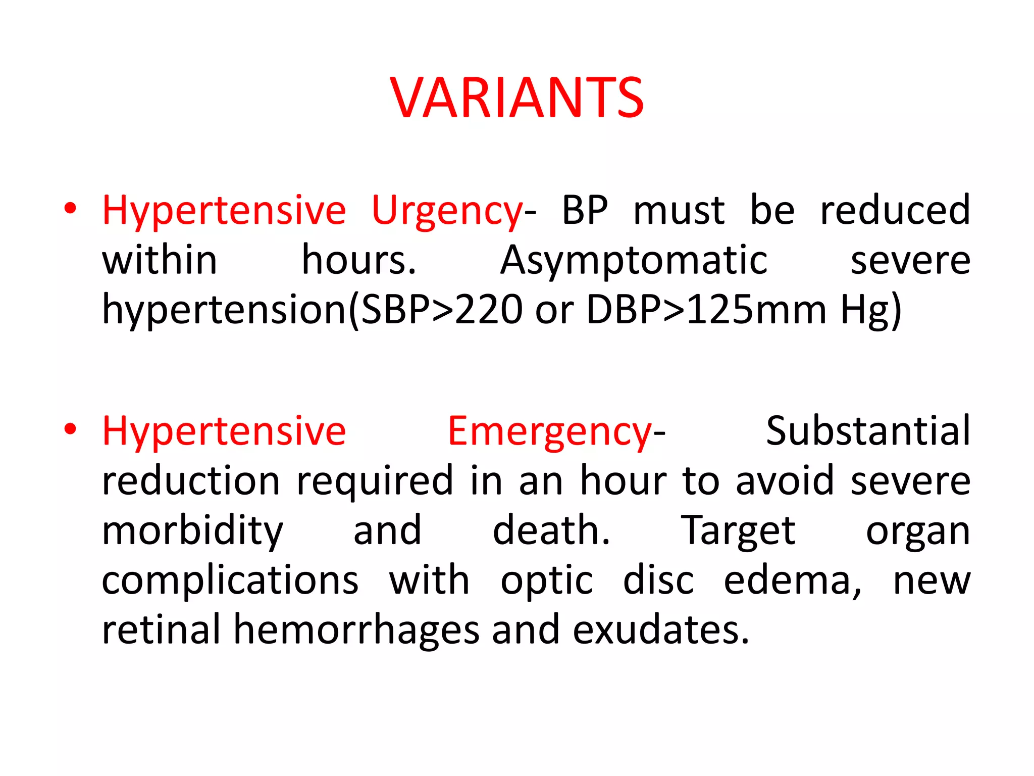 Hypertension | PPTX