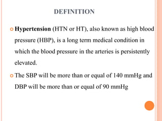 Hypertension | PPTX