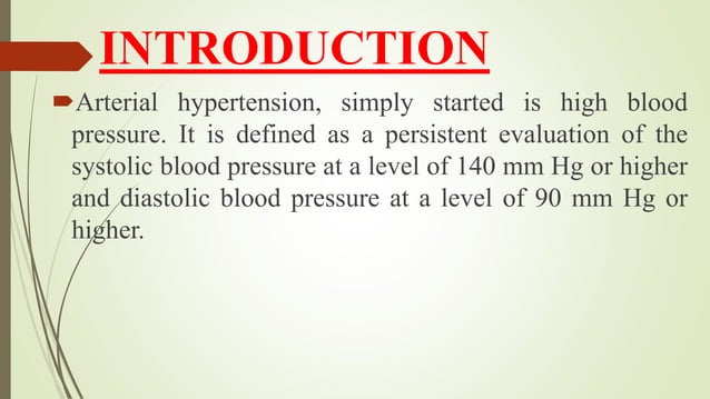 Hypertension slideshare | PPTX