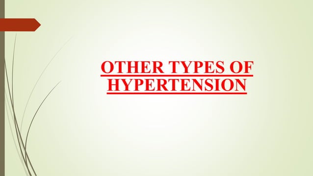 Hypertension slideshare | PPTX