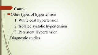 Hypertension slideshare | PPTX