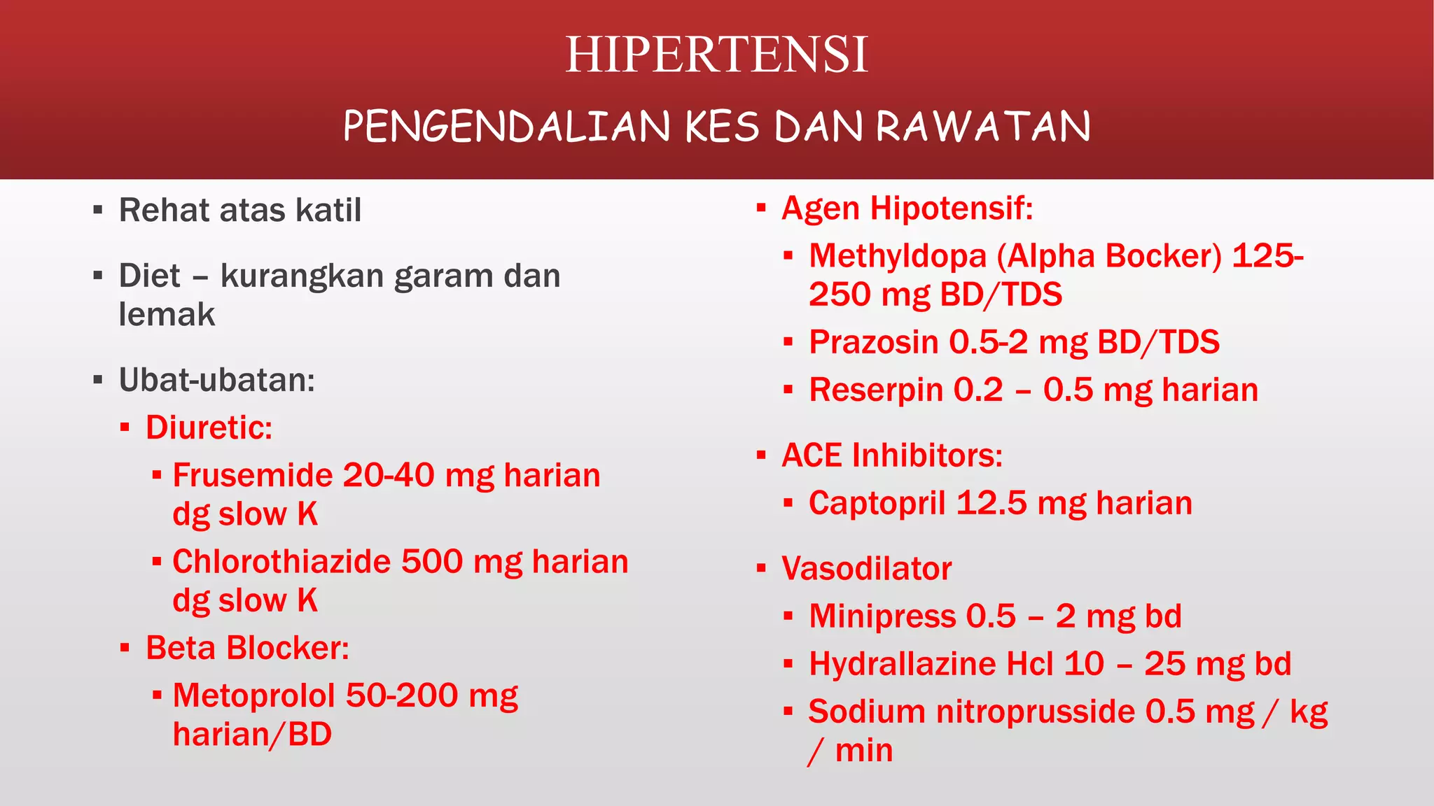Hypertension (malay version) | PPTX