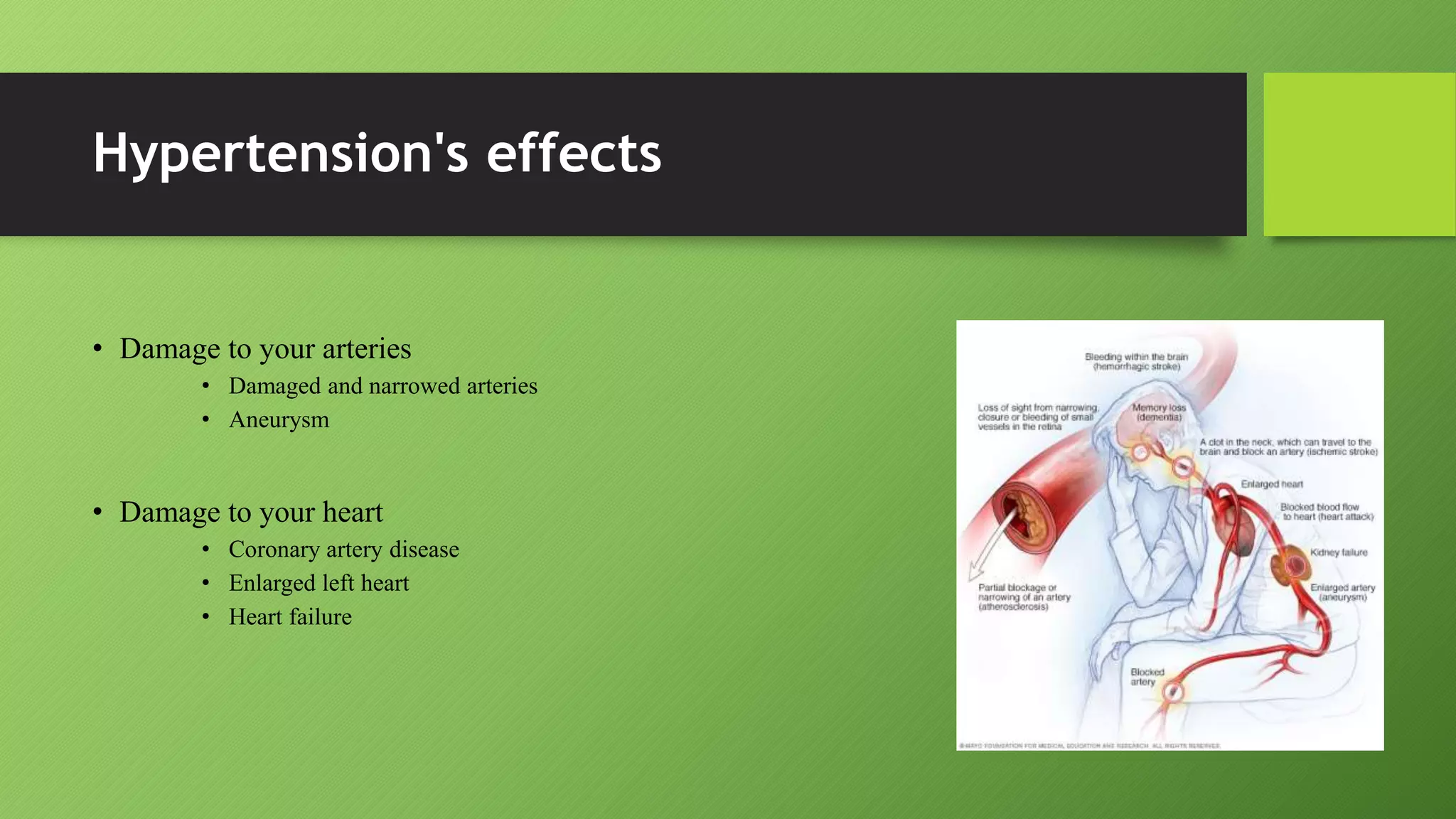 Hypertension presentation | PPTX