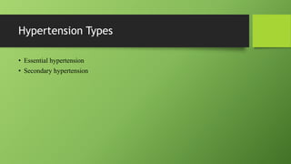 Hypertension presentation | PPTX