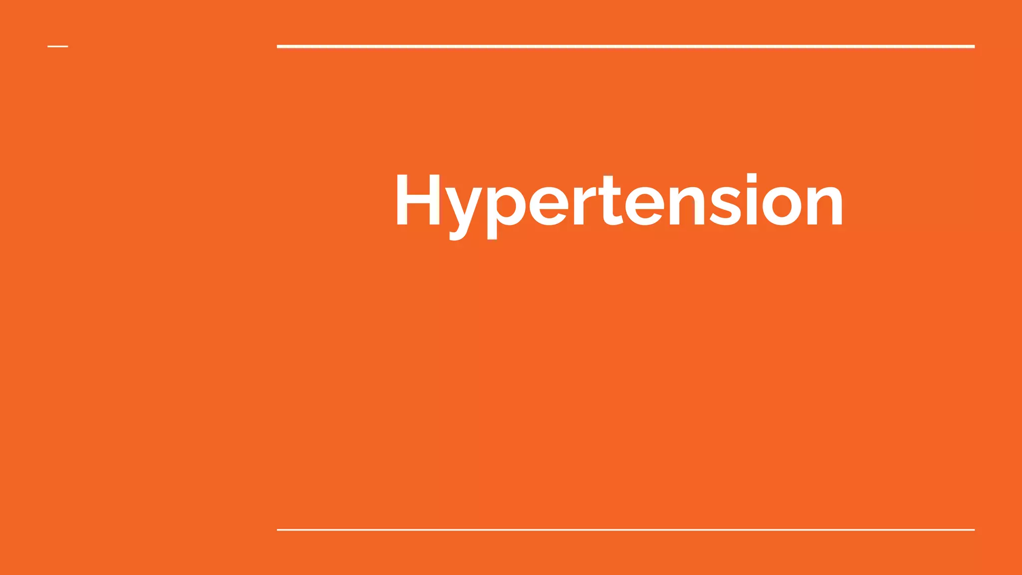 Hypertension | PPT