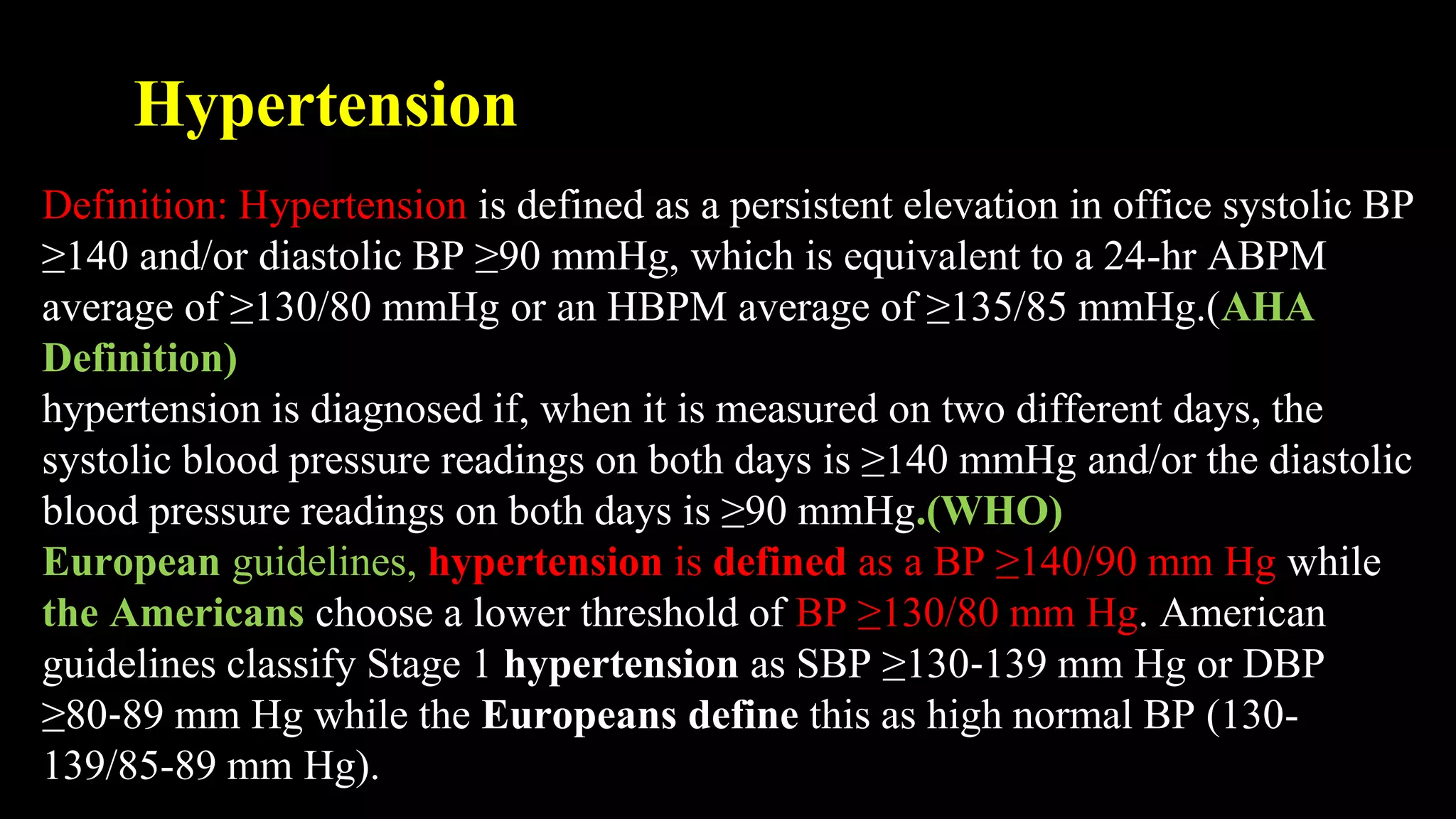 Hypertension | PPTX