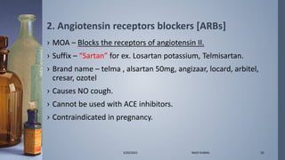 Hypertension & Anti-hypertensive drugs | PPTX