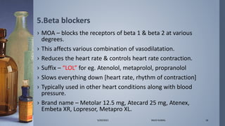 Hypertension & Anti-hypertensive drugs | PPTX