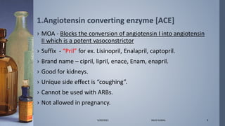 Hypertension & Anti-hypertensive drugs | PPTX