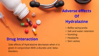Antihypertensive drugs | PPTX