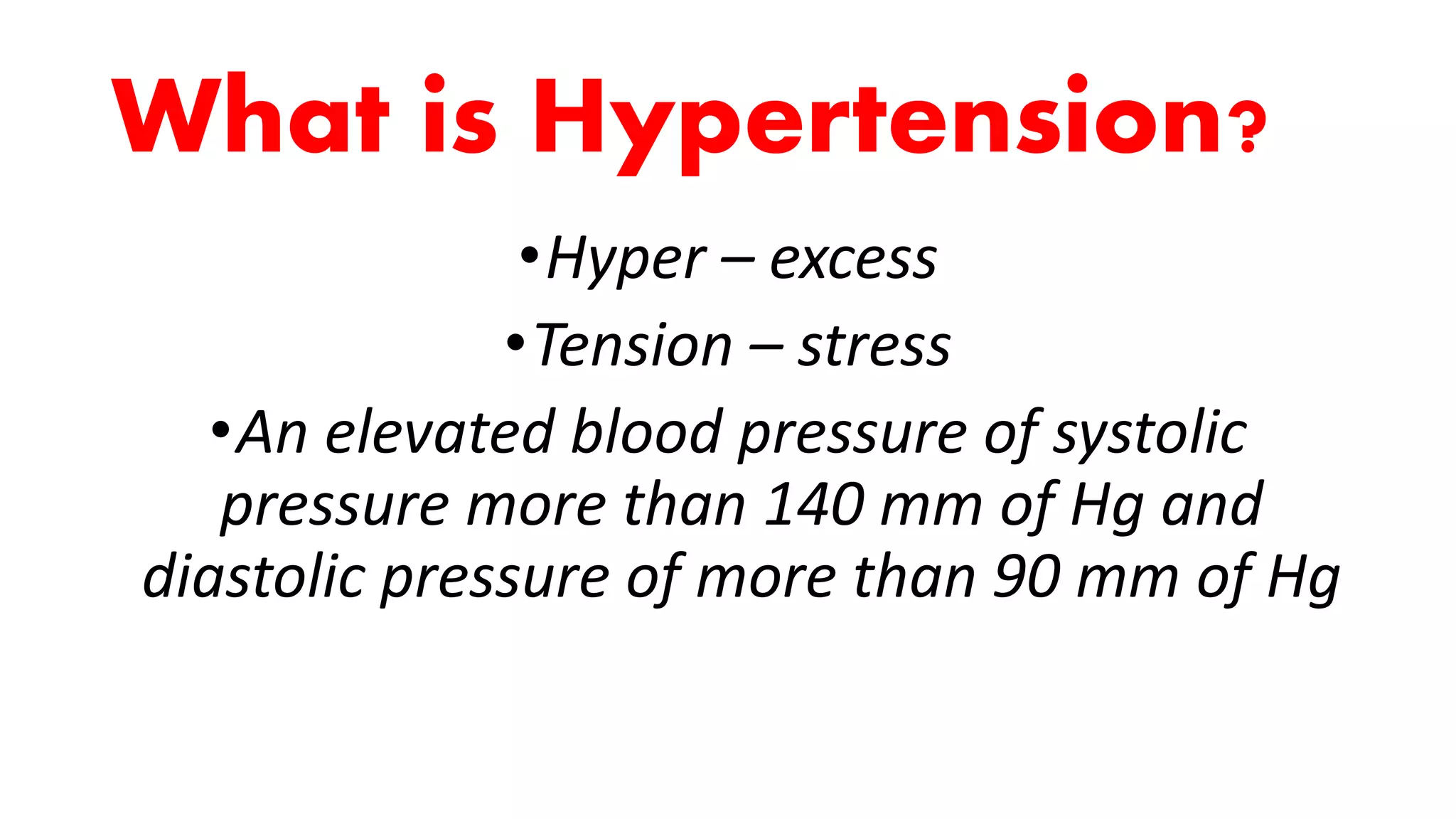 The Basics of Hypertension | PDF