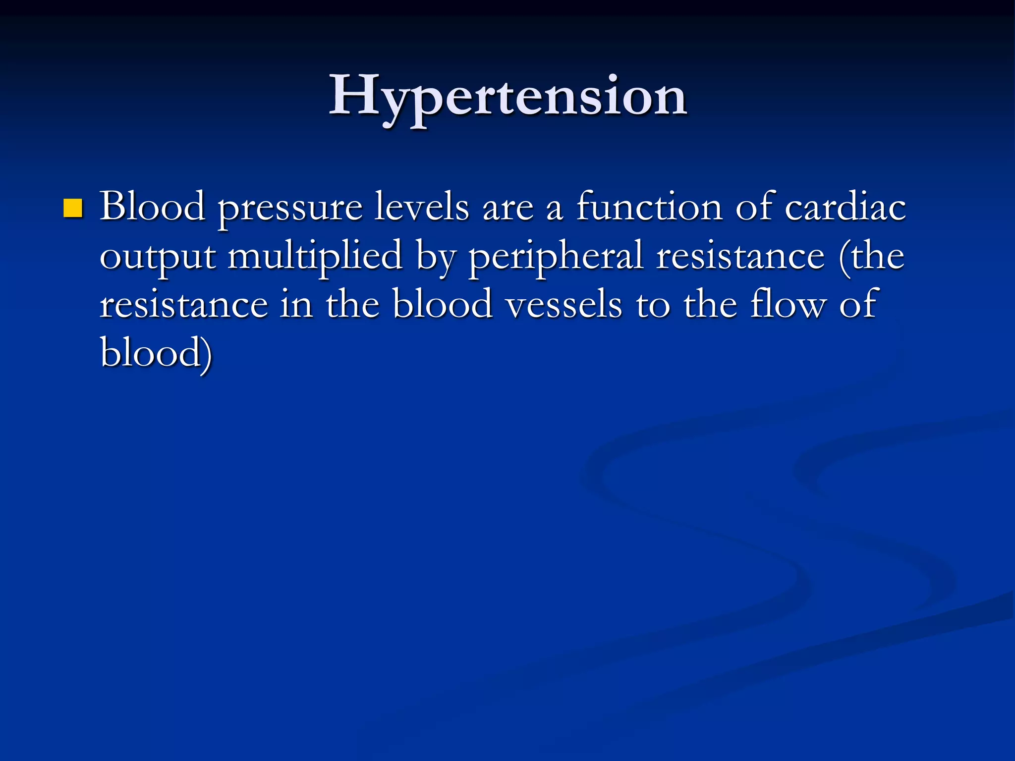 Hypertension.ppt | Heart and Cardiovascular Diseases | Diseases and ...