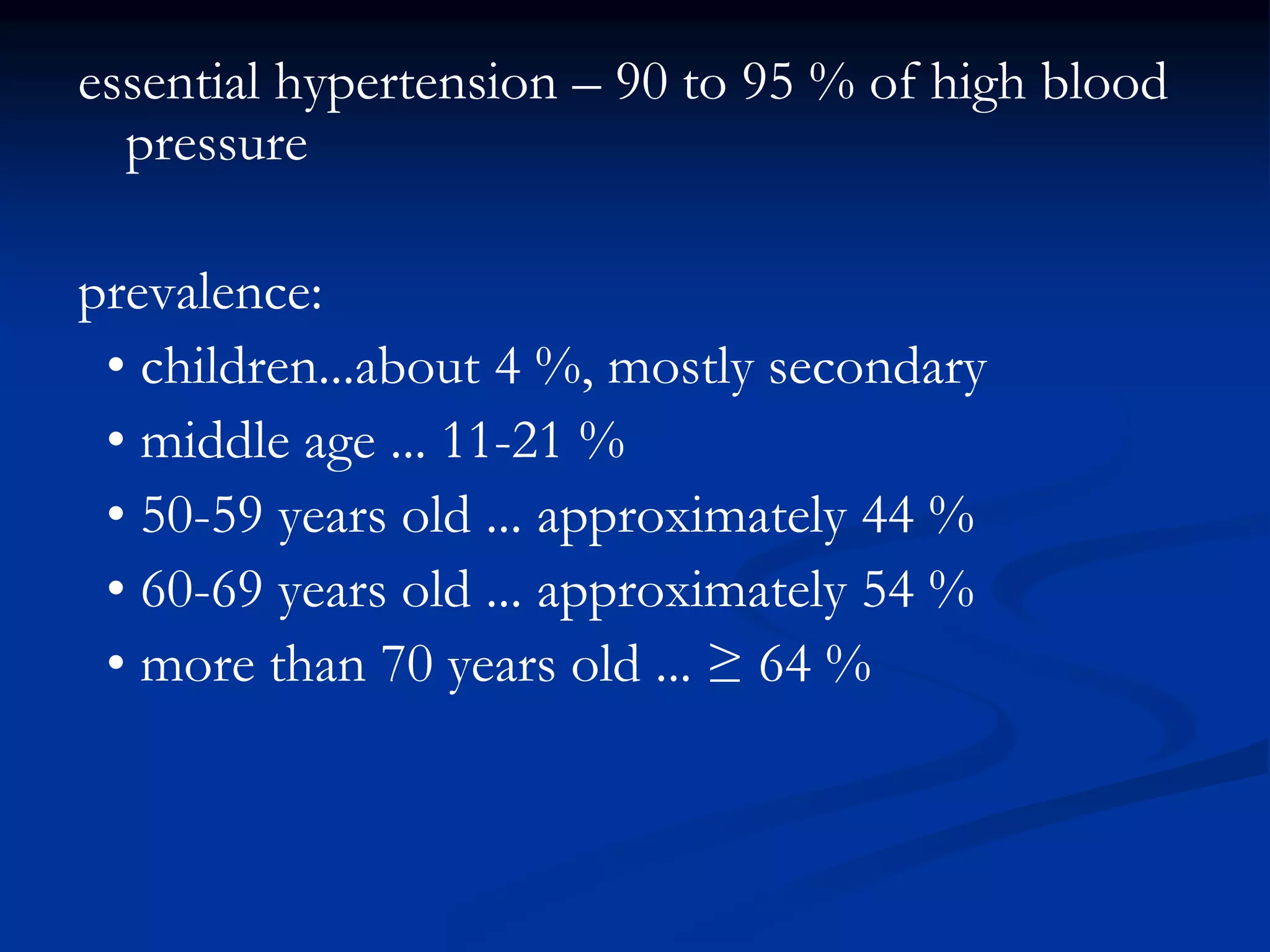 Hypertension.ppt | Heart and Cardiovascular Diseases | Diseases and ...