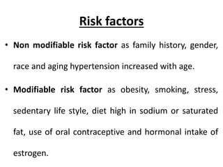 Hypertension.pptx | Heart and Cardiovascular Diseases | Diseases and ...