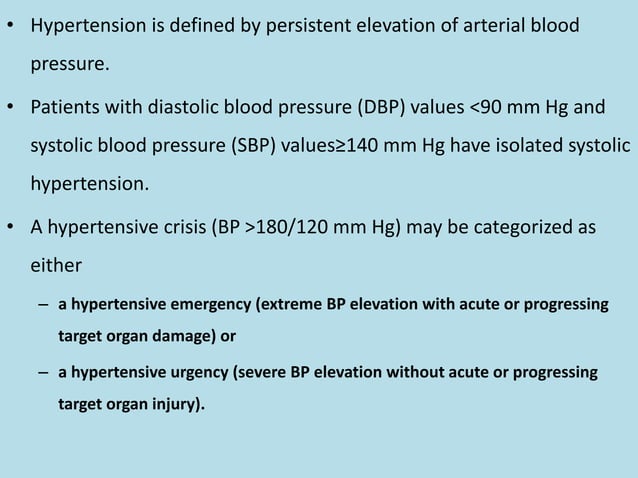 hypertension-definition,causes,diagnosis.pptx