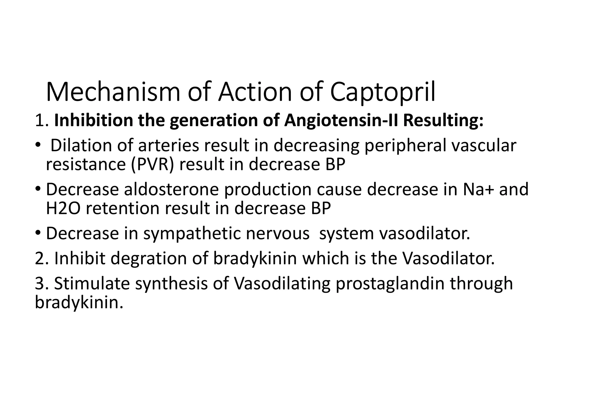 Antihypertension including classification drug and sign and symptom | PDF