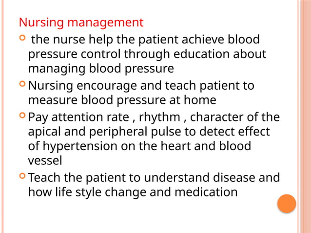 hypertension pptx educational medicine student | PPT