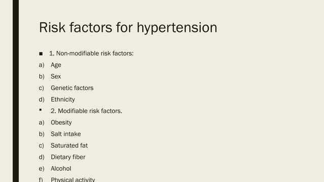 hypertension. Community Medicine lecpptx | PPTX | Heart and ...
