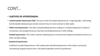 HYPERTENSION power point presentstion .. | PPTX