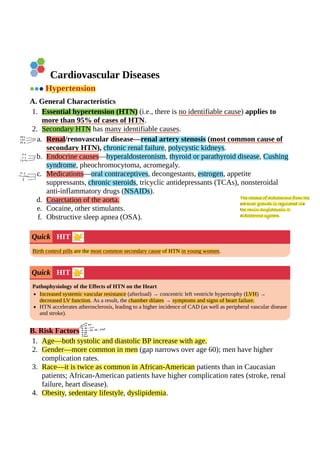Hypertension HTN (cardiovascular system) | PDF