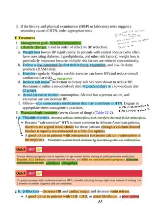 Hypertension HTN (cardiovascular system) | PDF